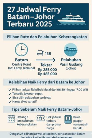 27 Jadwal Ferry Batam–Johor Terbaru Juli 2025: Harga Tiket, Waktu ...